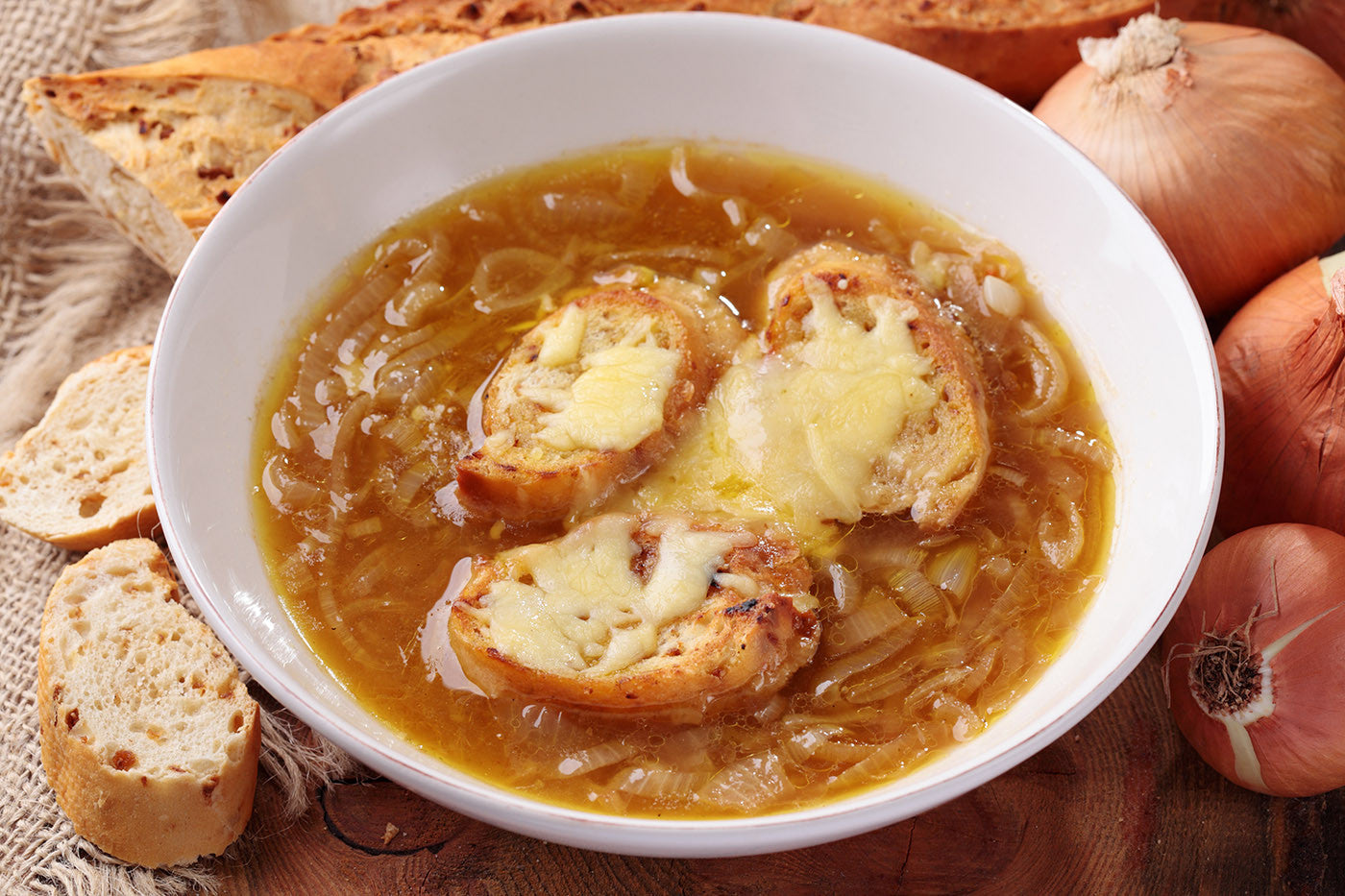 French Onion Soup in Beer - VitaClay® Chef