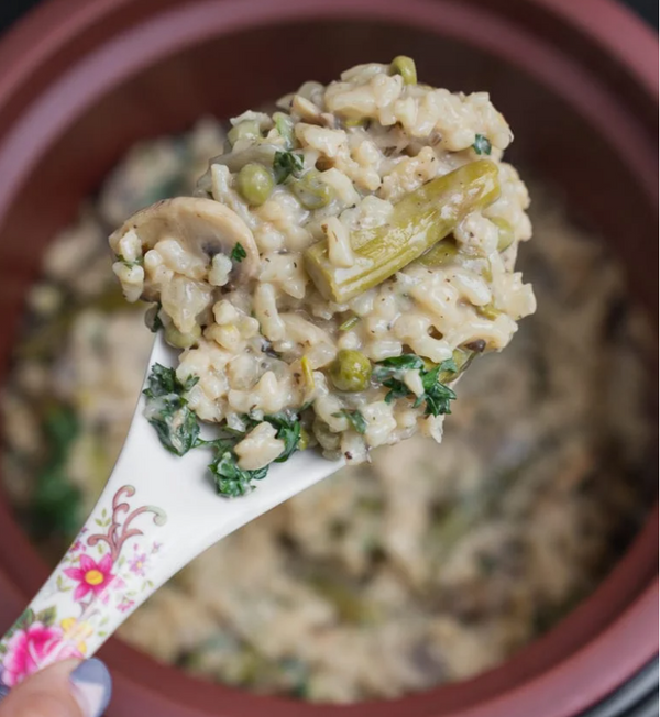 Clay Pot Rice Cooker Mushroom Risotto - VitaClay® Chef
