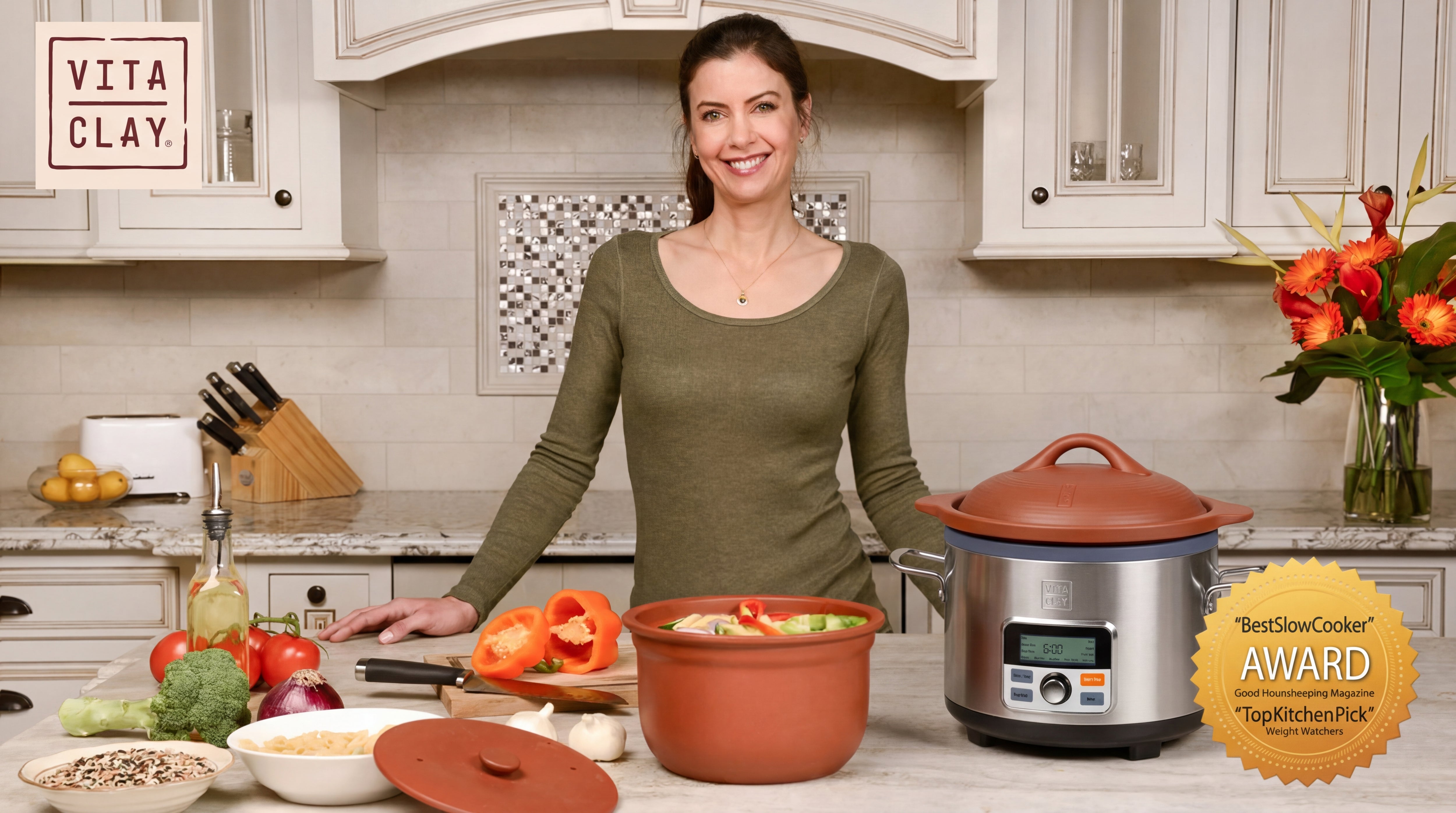 Vitaclay: Best Clay Slow Cooker & Electric Mult-Cooker Crock Pot